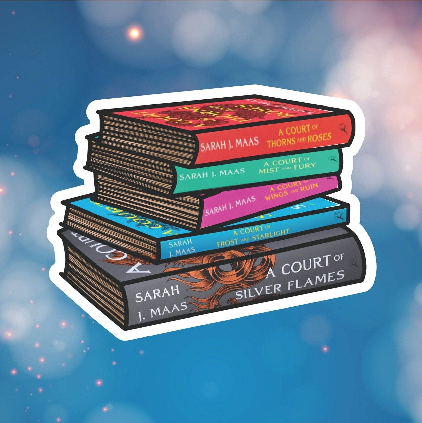 ACOTAR Bookstacks Sticker – The Chapter Co
