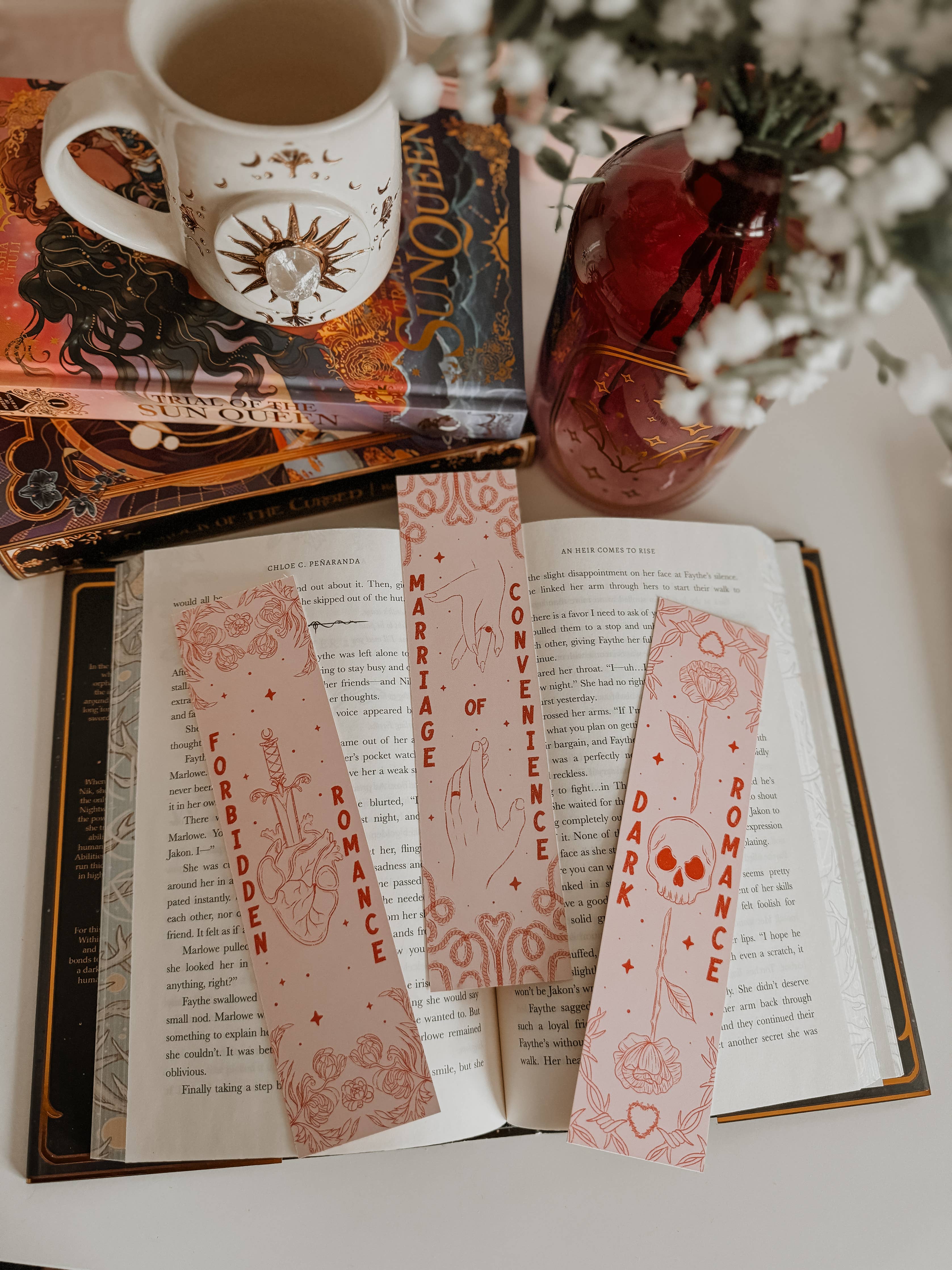 Bookish Trope Bookmarks 2.0 - Pink – The Chapter Co