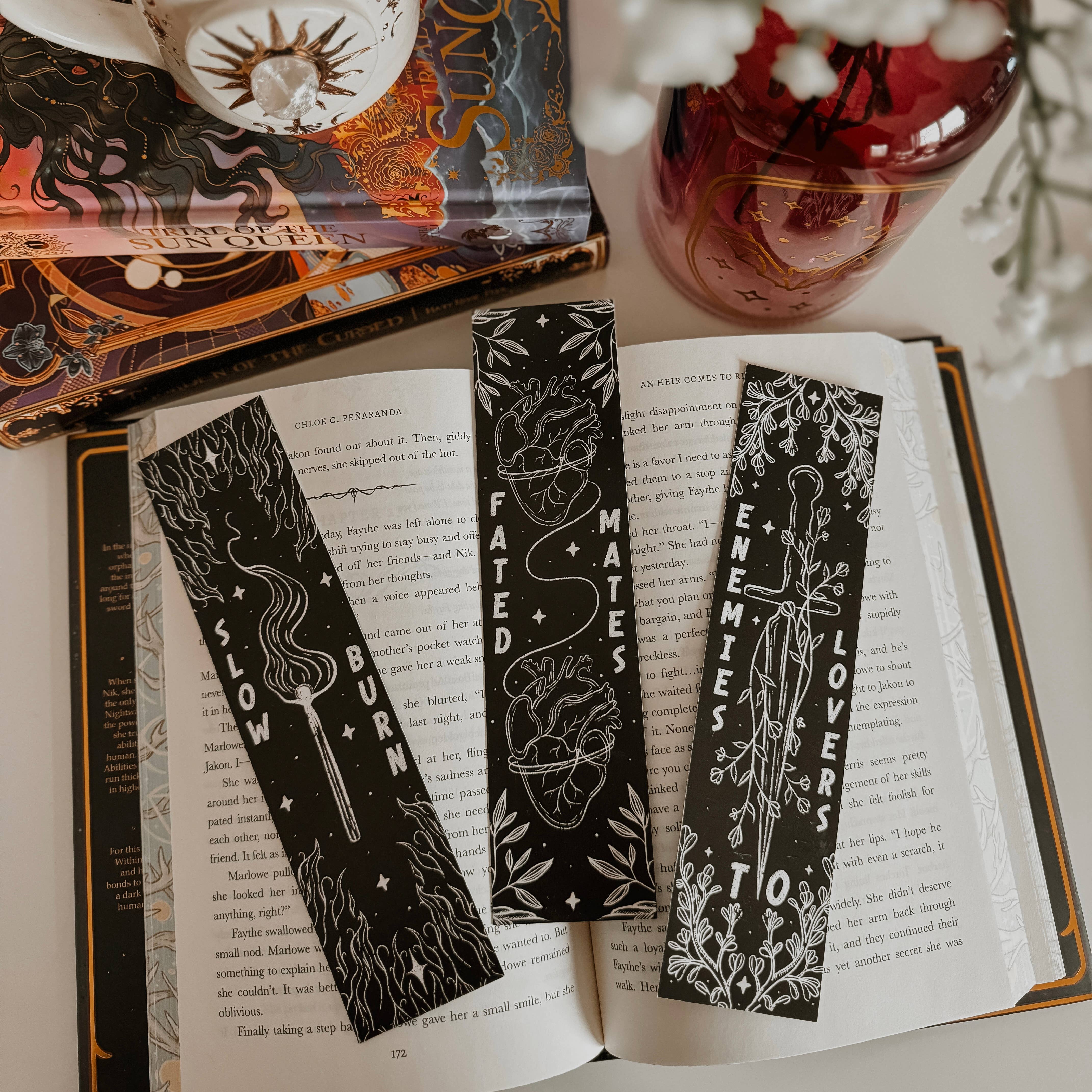 Bookish Trope Bookmarks - Dark – The Chapter Co